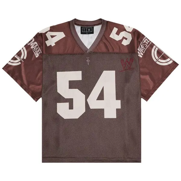 TRAVIS SCOTT X Wwe Last Time Jersey John Cena - Brown
