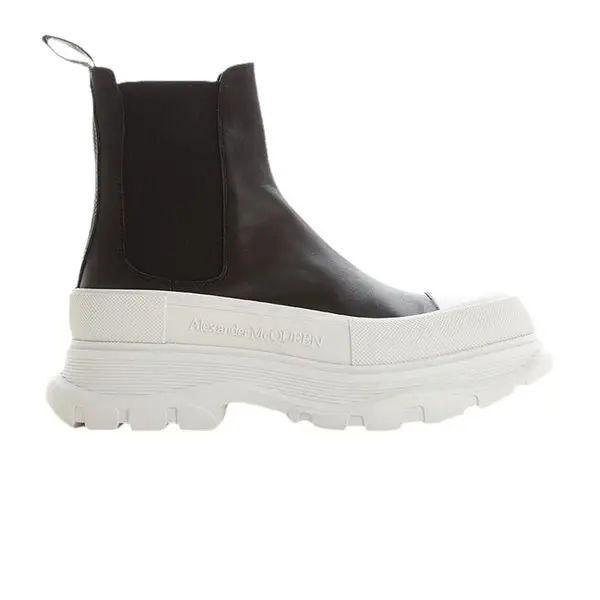 Alexander McQueen Tread Slick Ankle Boots - Black