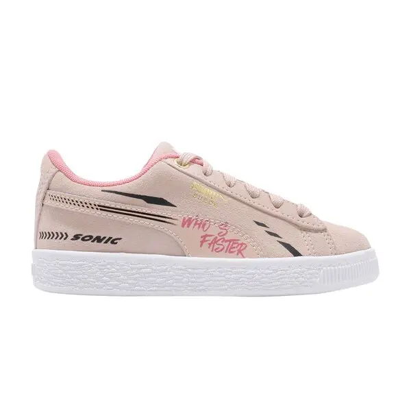 PUMA Sonic The Hedgehog X Suede Jr Sneakers - Tan