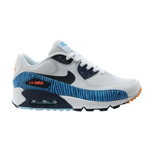 Nike Air Max 90 Comfort Premium Tape Zebra Sneakers - Grey