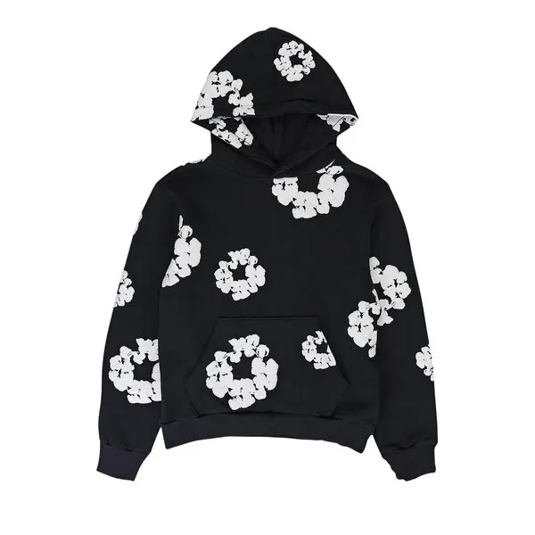 DENIM TEARS Wreath Hoodie - Black