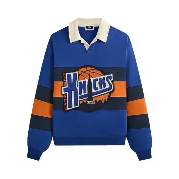 Kith For The New York Knicks Ball Nelson Collared Pullover