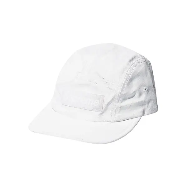 Supreme X Mm6 Maison Margiela Painted Camp Cap - White