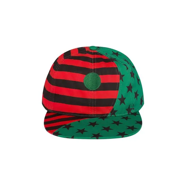 DENIM TEARS Pan African American Flag Yin Yang Cap - Multicolor