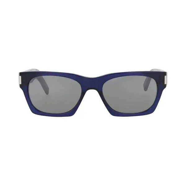 Saint Laurent Square Frame Sunglasses - Blue