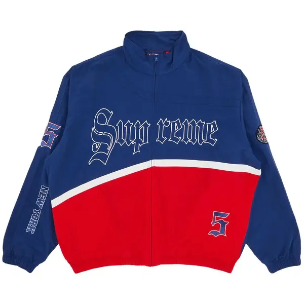Supreme Old English Track Jacket - Blue