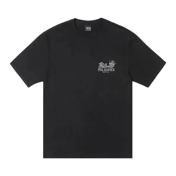 StÜssy Pool Service Tee - Black