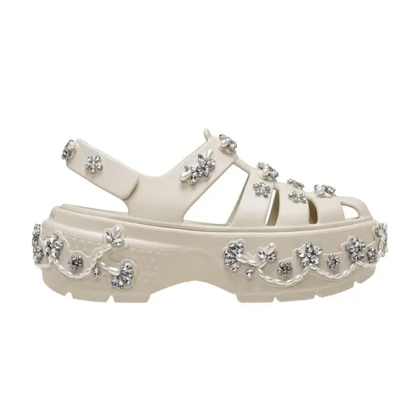 CROCS Simone Rocha X Stomp Fisherman Sandal - Cream