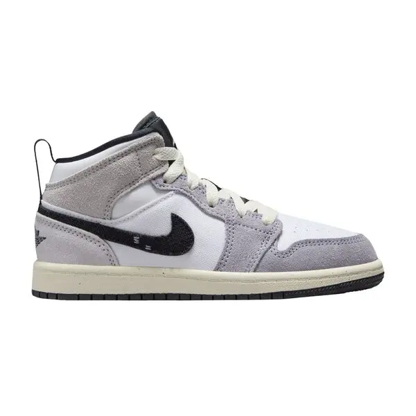 JORDAN 1 Mid Se Craft Ps Sneakers - Grey