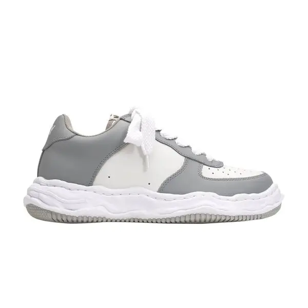 Mihara Yasuhiro Wayne Og Sole Leather Low Sneakers - Grey