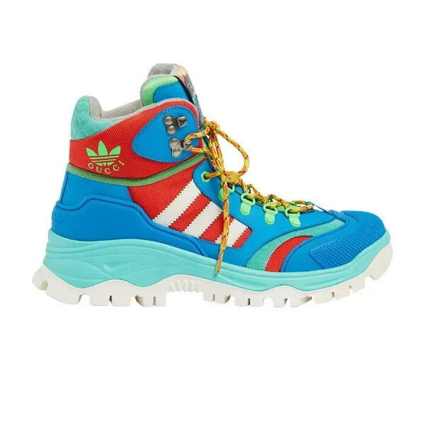 Gucci Adidas X Lace-up Boots - Blue