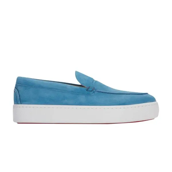 CHRISTIAN LOUBOUTIN Paqueboat Flat Panorama - Blue