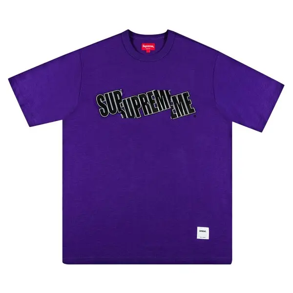 Supreme Cut Logo Short-sleeve Top - Purple