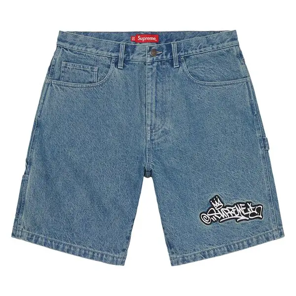 Supreme Handstyle Denim Painter Short