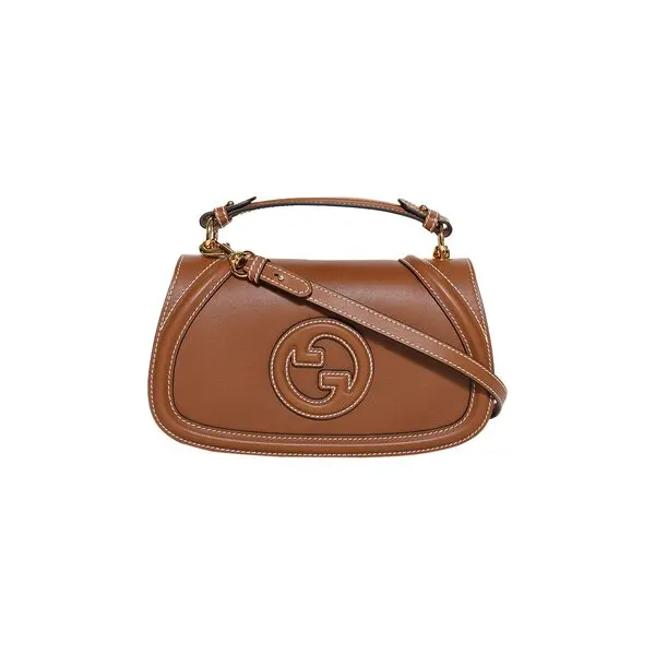 Gucci Blondie Medium Top Handle Bag - Brown