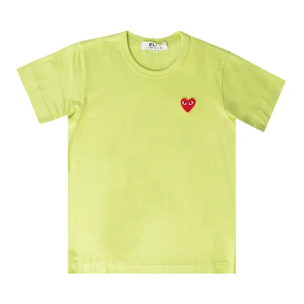 Play Comme Des Garcon Basic Heart Logo T-shirt