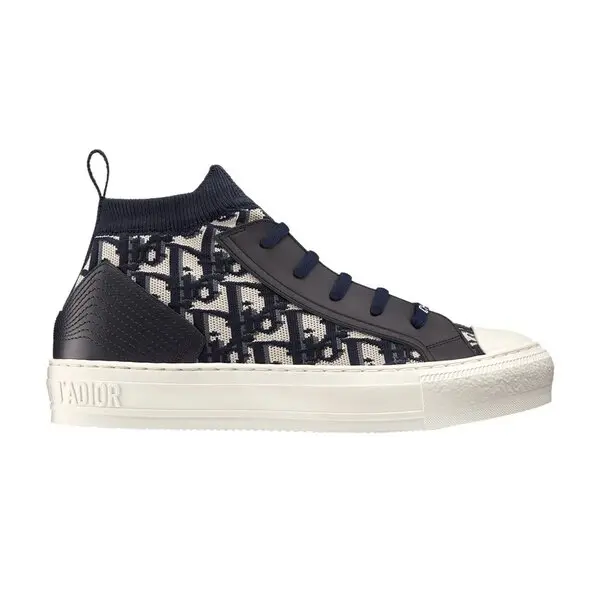 Dior Walk'n' Oblique High-top Sneakers - Blue