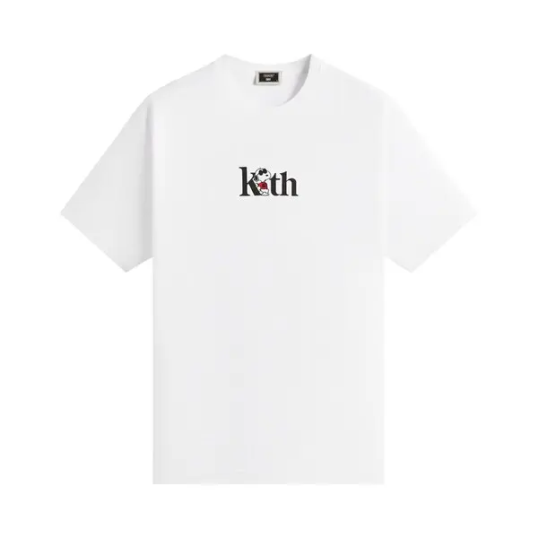Kith For Peanuts Joe Cool Serif Tee - White