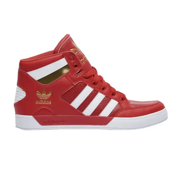Adidas Hard Court High Top Sneakers - Red