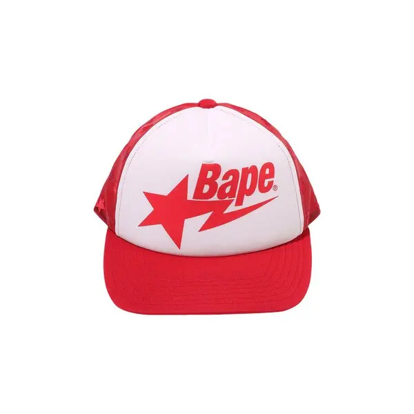 A BATHING APE Mesh Cap - Red