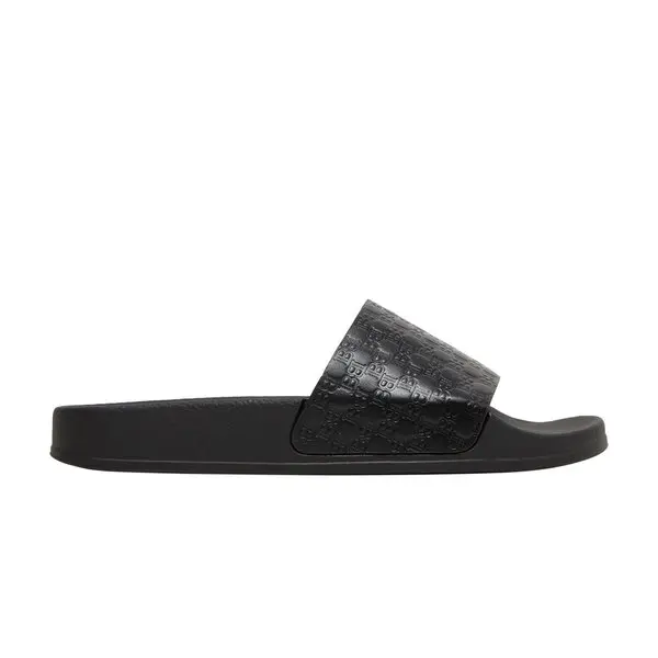 Balmain Calypso Embossed Monogram Sandal