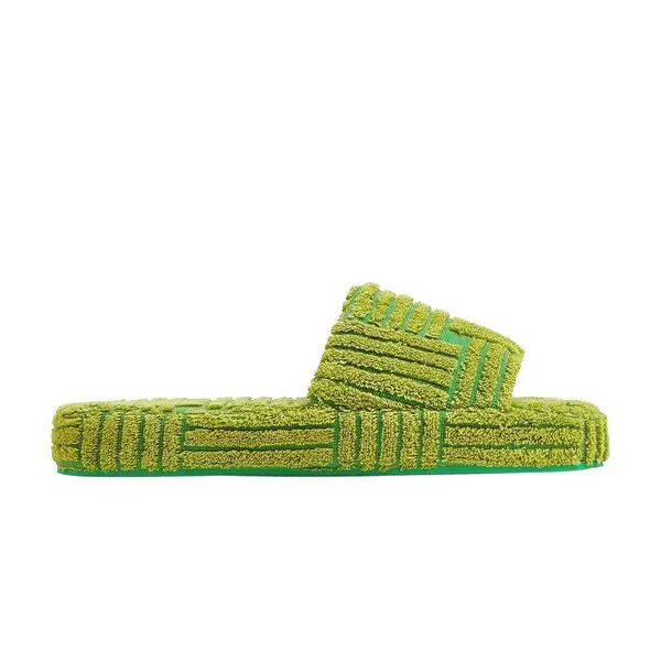 Bottega Veneta Resort Sponge Slide - Green