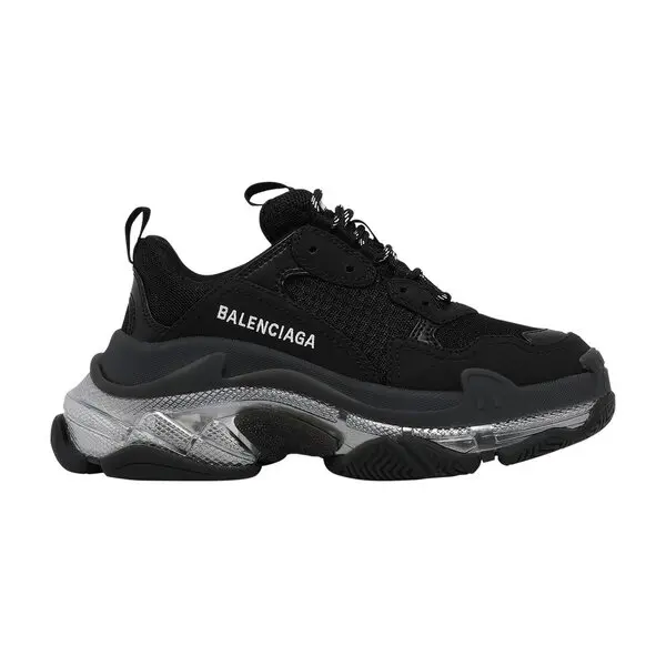 Balenciaga Triple S Iridescent Sneaker - Black