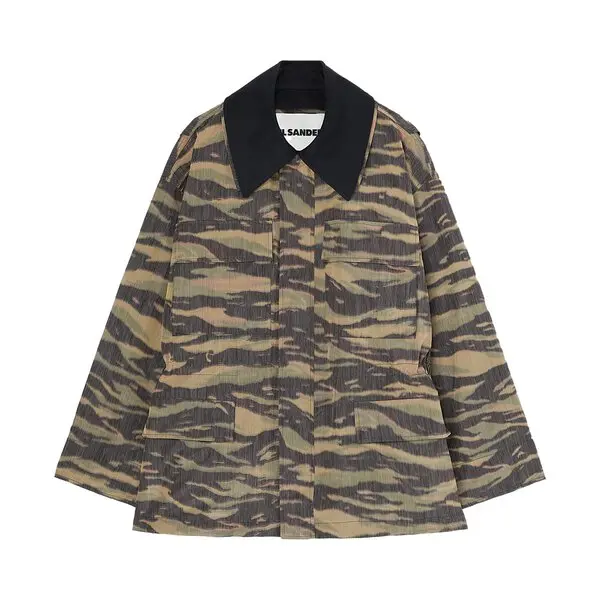 JIL SANDER Camouflage Field Jacket