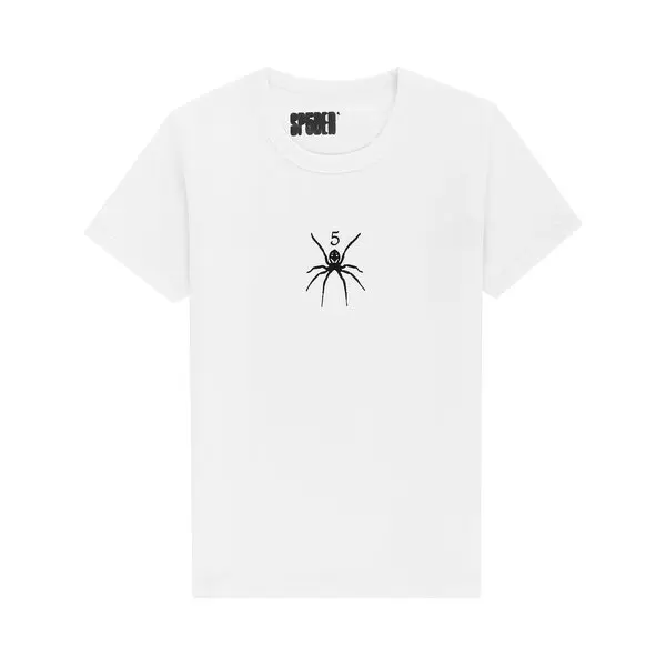 SP5DER Tm Baby Tee - White