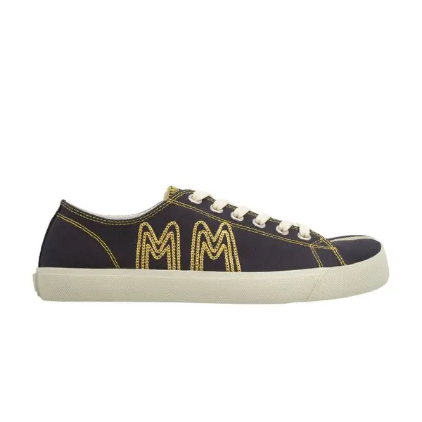MAISON MARGIELA Tabi Embroidered Logo Sneakers - Blue