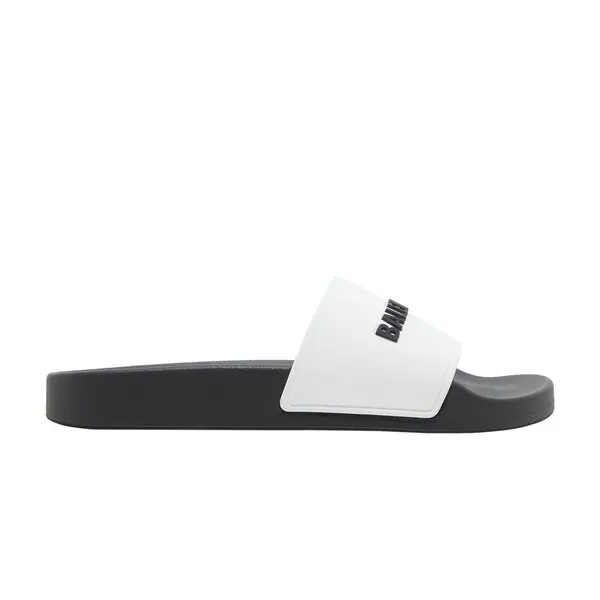 Balenciaga Pool Slides - White