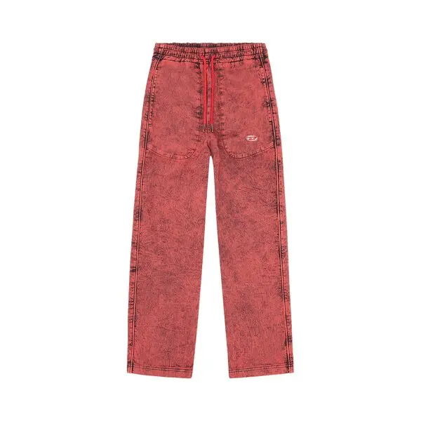 DIESEL® D-martians Ne Fs Sweat Jeans - Red