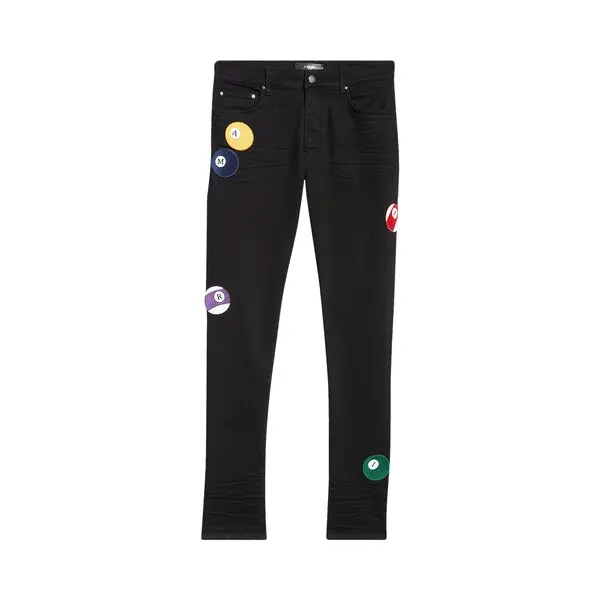 Amiri Pool Ball Embellished Skinny Jean
