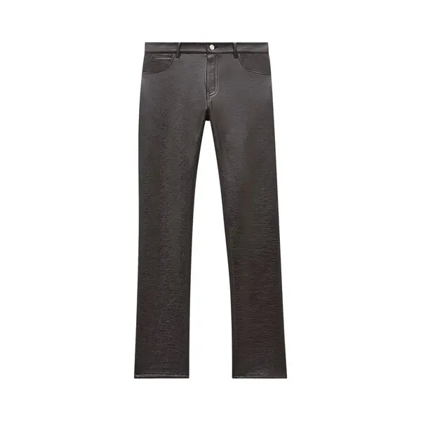 COURREGES 5-pocket Vinyl Pants