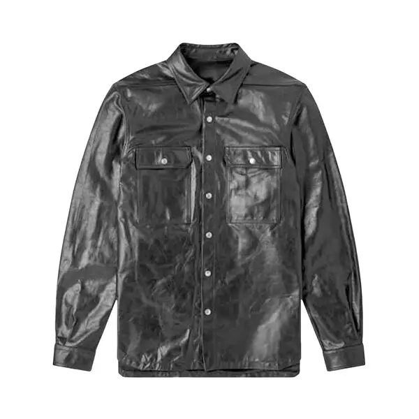 Rick Owens Leather Outershirt