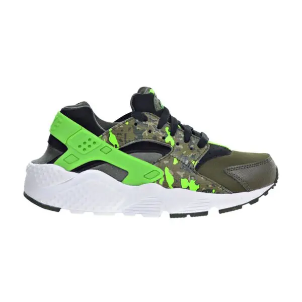Nike Huarache Run Print Gs Sneakers - Black