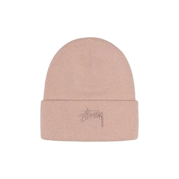 StÜssy Stock Cuff Beanie - Pink