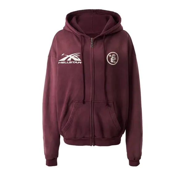 HELLSTAR Hs Logo Zip-up - Red