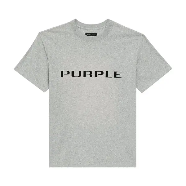 PURPLE BRAND Textured Jersey T-shirt - Grey