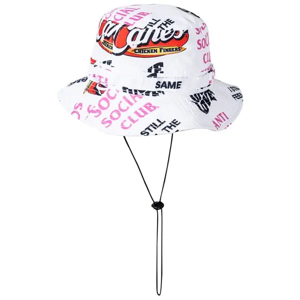 ANTI SOCIAL SOCIAL CLUB X Raising Canes Trademark Boonie Cap - White