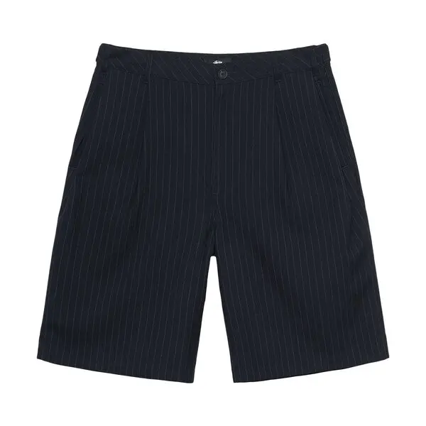 StÜssy Stripe Volume Pleated Short