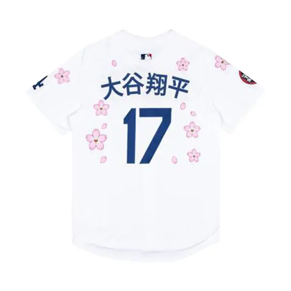 Nike X Takashi Murakami X Mlb World Tour Tokyo Series 2025 Dodgers Ohtani Kanji Jersey - White