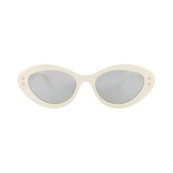 White Round Dior Sunglasses Dior - Sunglasses - DiorPacific B1U - White - Dior Eyewear  main image 4