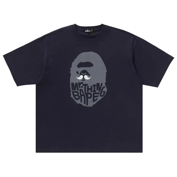 A BATHING APE Ape Head Tee - Blue