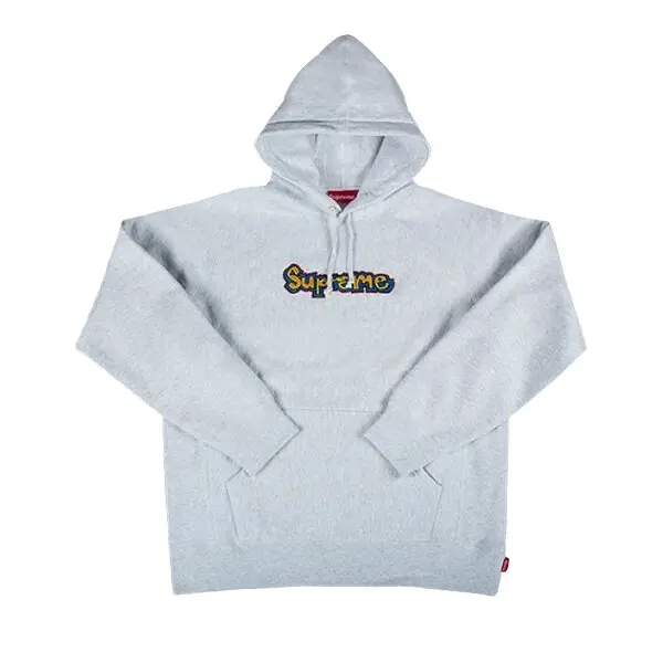 Supreme Gonz Logo Hooded Sweatshirt - Grey