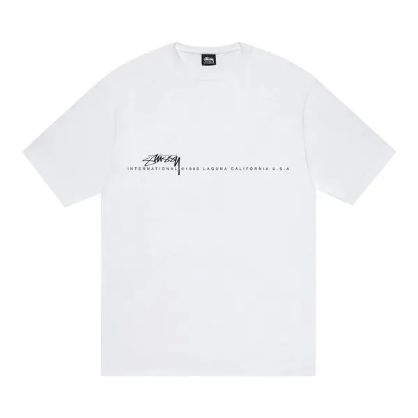 StÜssy Smooth 80 Tee - White