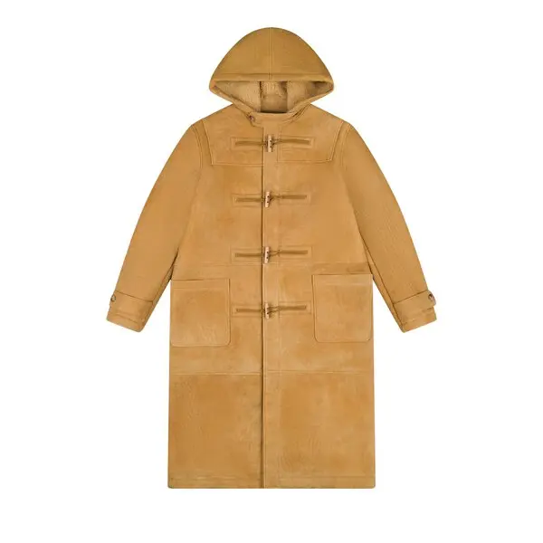 DENIM TEARS Derry Shearling Duffle Coat
