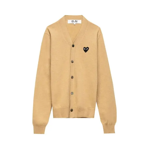Play Comme Des Garcon V-neck Cardigan
