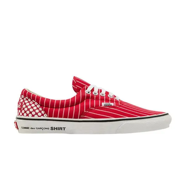 Vans Comme Des GarçOns X Supreme X Era Pinstripe Red Editorialist