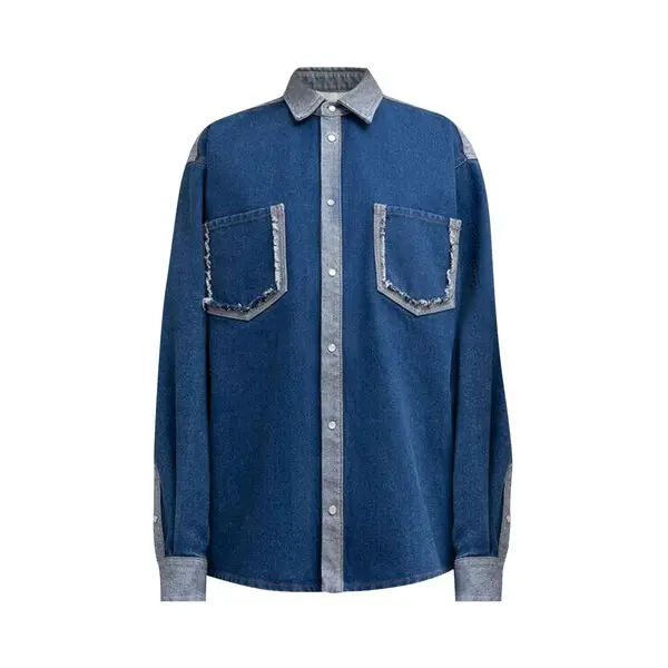 Marni Bleached Coated Denim Shirt